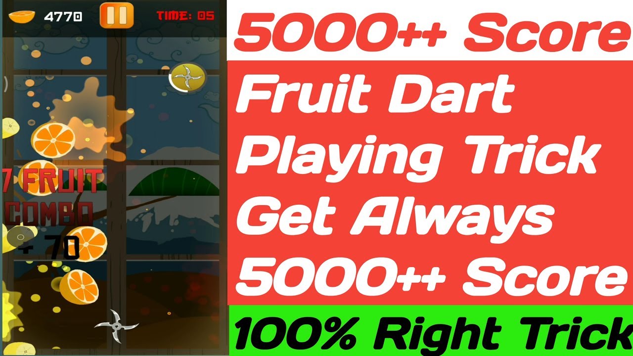 MPL Fruit Dart Playing Trick Get Score 5000++100%. हमेशा बनेगा 5000 ...