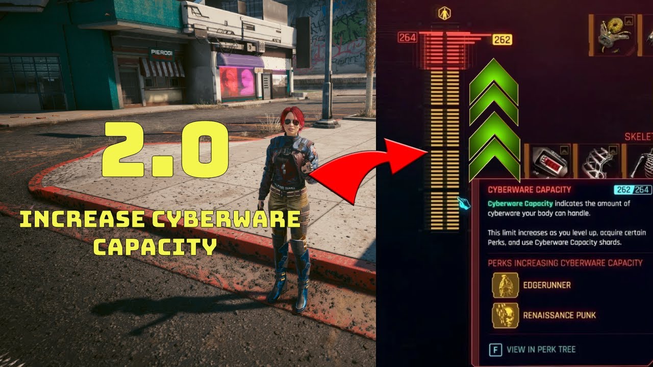 How to increase your Cyberware Capacity in the latest NEW CYBERPUNK2077 ...
