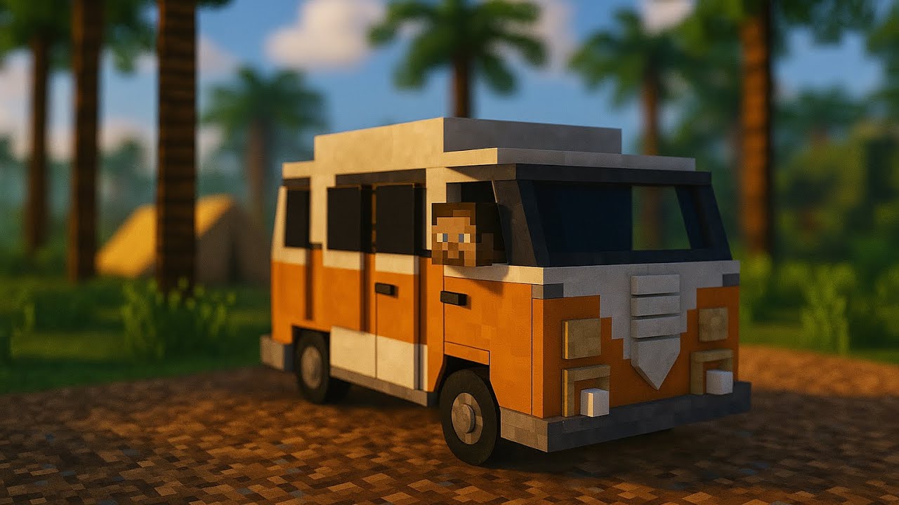 🚐 Minecraft VW Transporter Bauen – Schritt-für-Schritt Tutorial! - YouTube