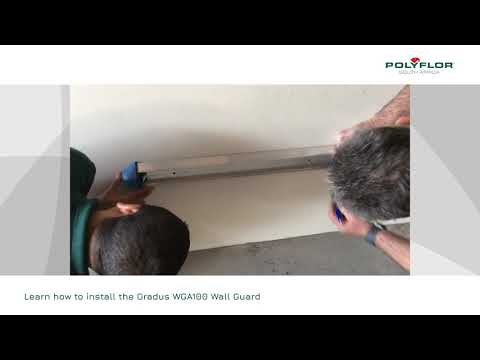 Learn how to install the Gradus WGA100 Wall Guard - YouTube