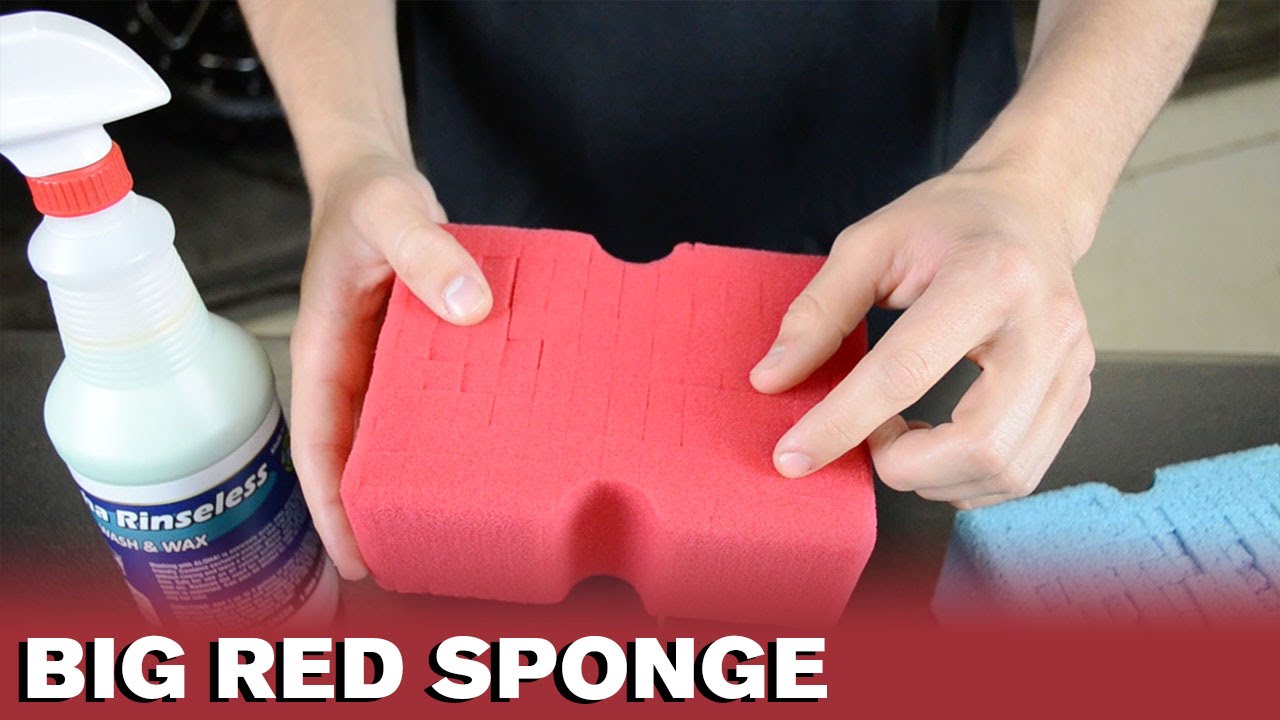 BIG Red Sponge - YouTube