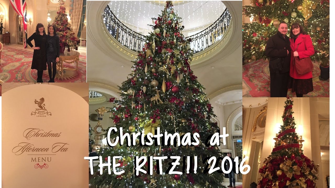 CHRISTMAS AFTERNOON TEA - THE RITZ 2016 - YouTube