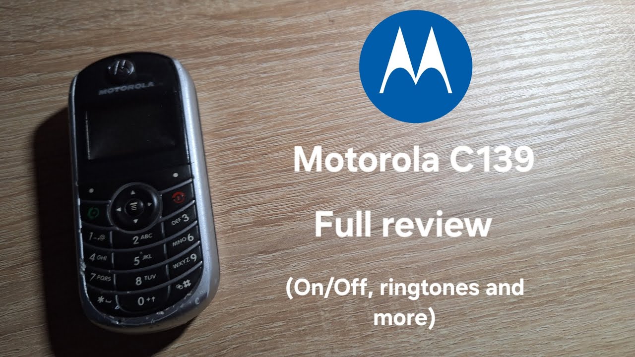 Motorola C139 Review - YouTube