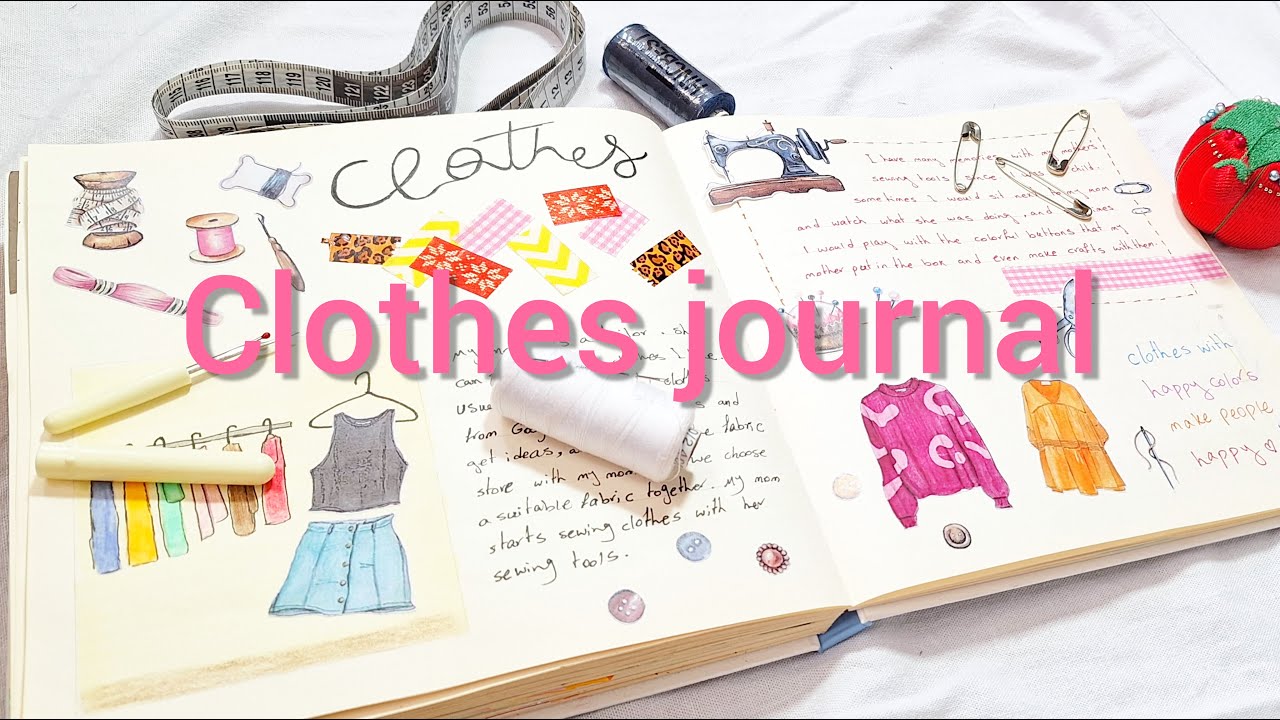 style journal 🎀 | clothes journal | no talking - YouTube