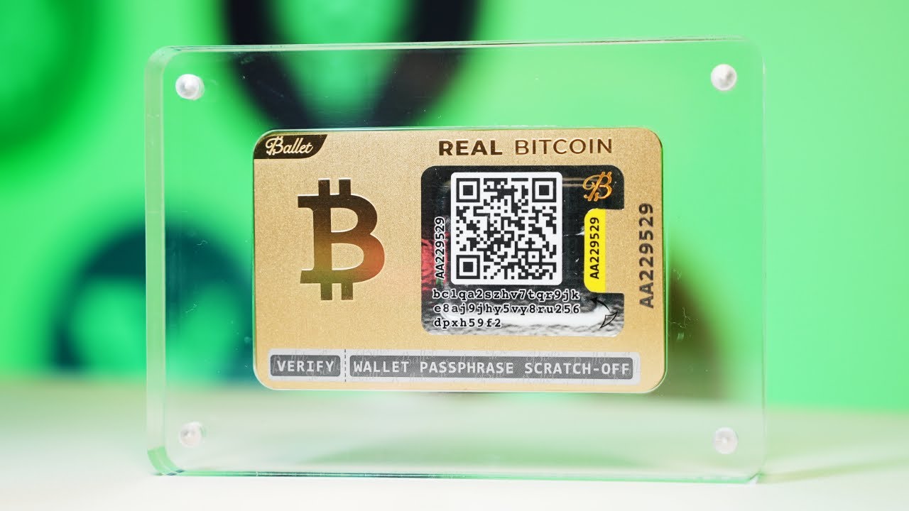 Ballet Wallet Review: Simplifying Crypto Cold Storage - YouTube