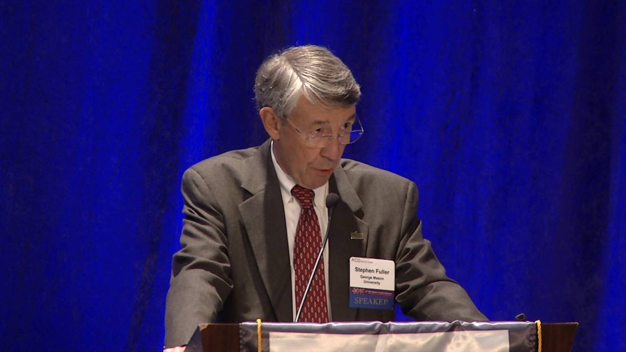 Dr. Stephen Fuller on the National Capital economy and infrastructure ...