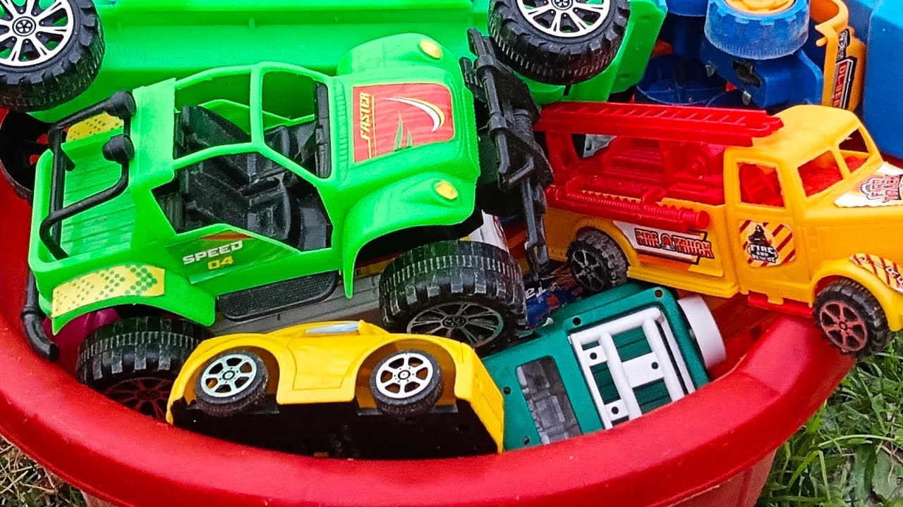 toy helicopter ka video | gari wala cartoon | JCB track damper train ...