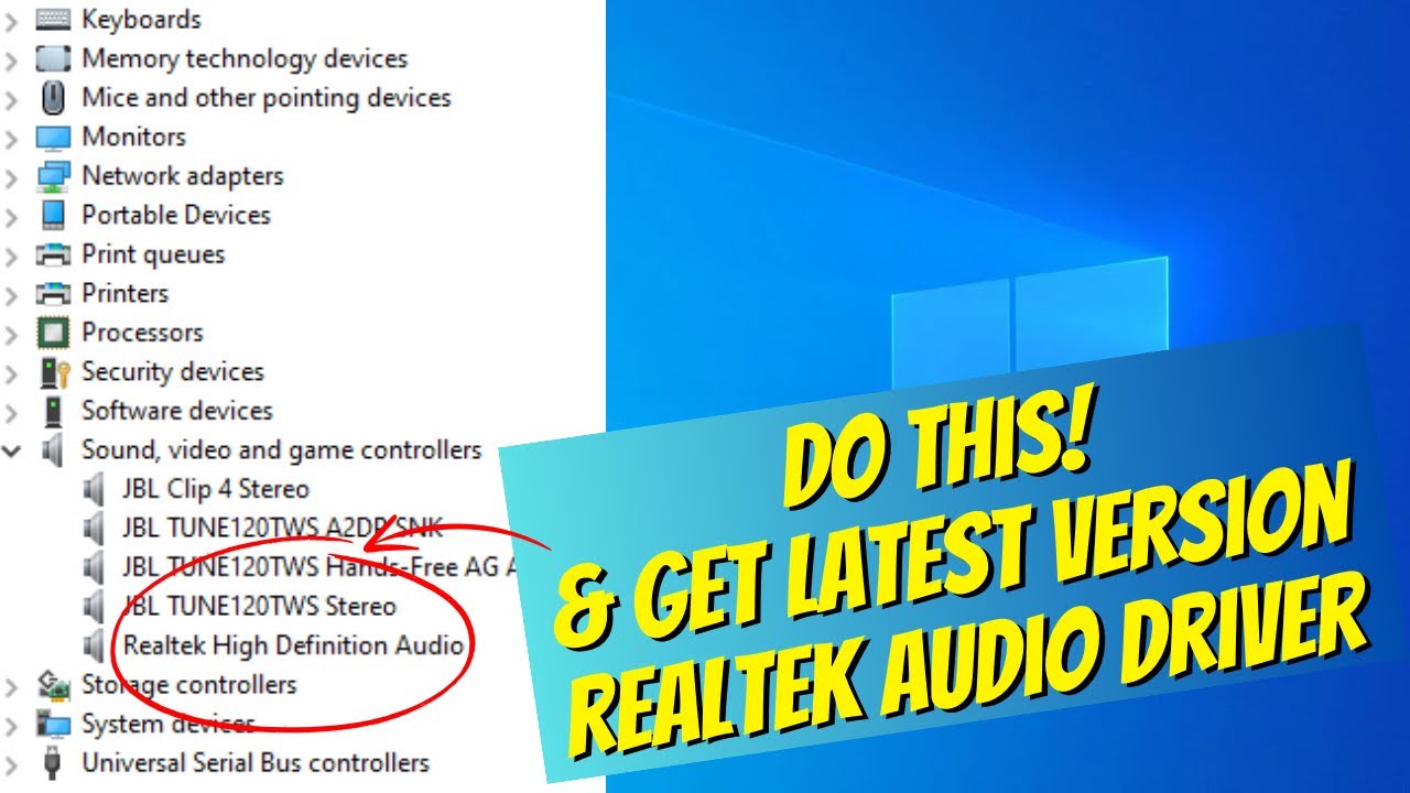 Realtek High Definition Audio Driver - Update & Get better Audio ...