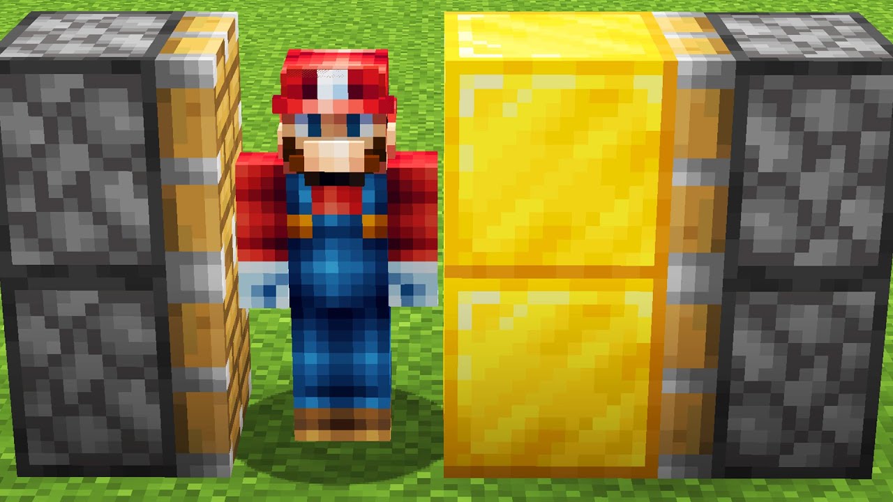 Mario + Gold block = ??? - YouTube