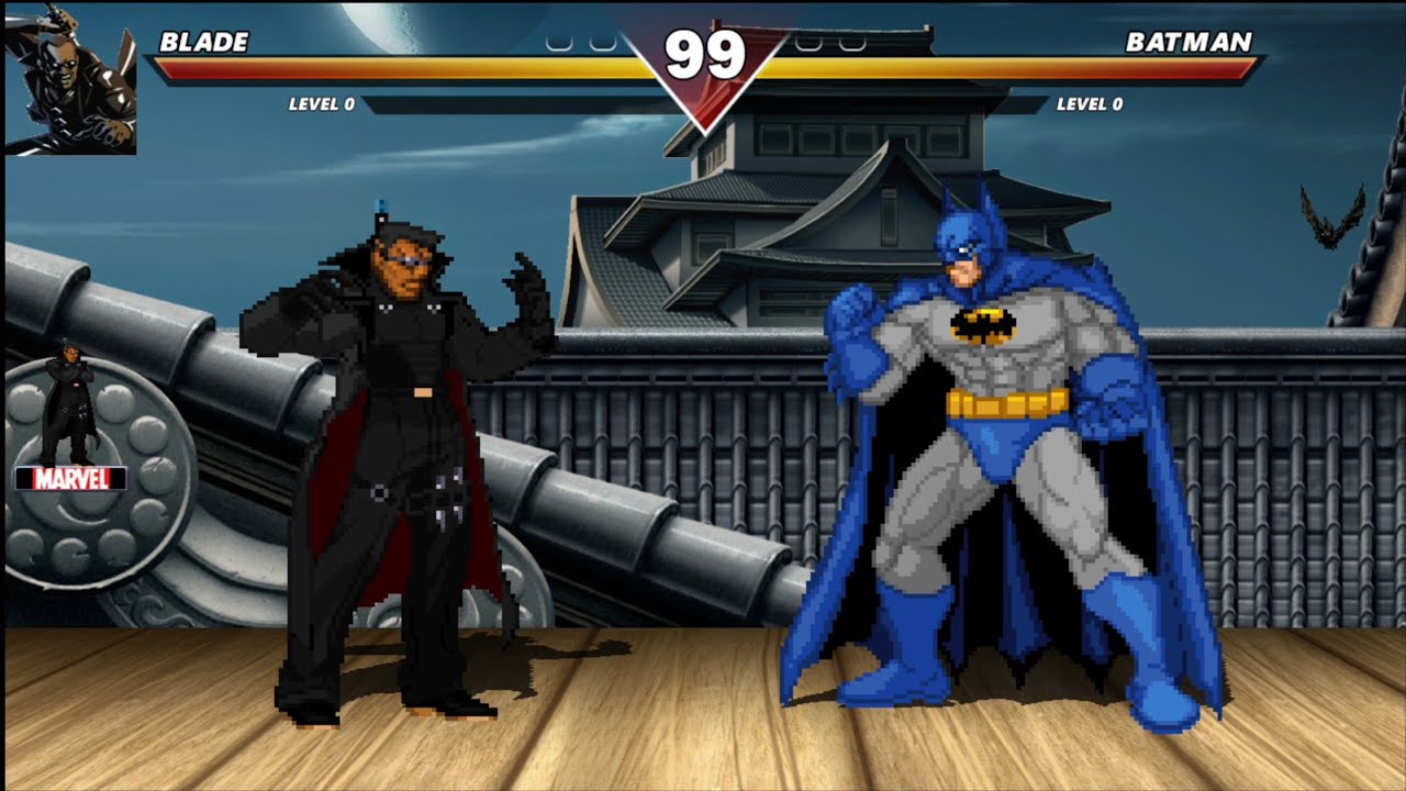 BLADE VS BATMAN - EPIC FIGHT MUGEN - YouTube