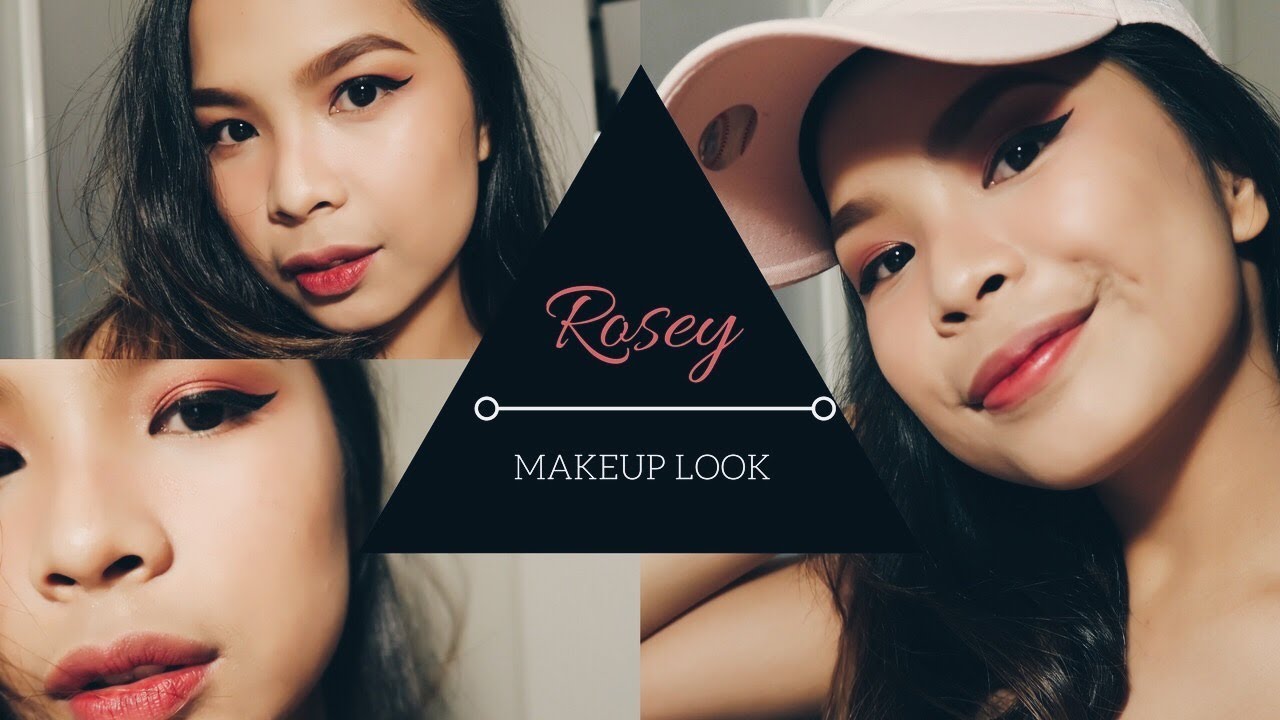 EASY ROSEY🌹/ PEACHY 🍑 - Make Up Tutorial - YouTube