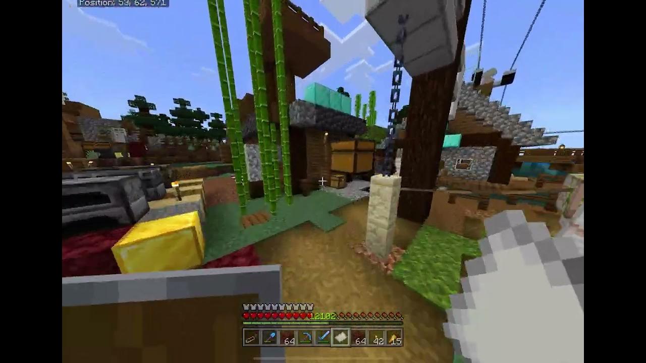 Unedited minecraft footage (keep inventory + cheats) - YouTube