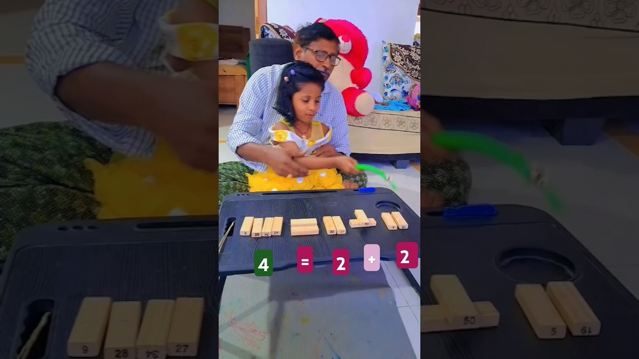 Fun Math 2 with tatayya #learnwithmoksha #telugu #parenting - YouTube