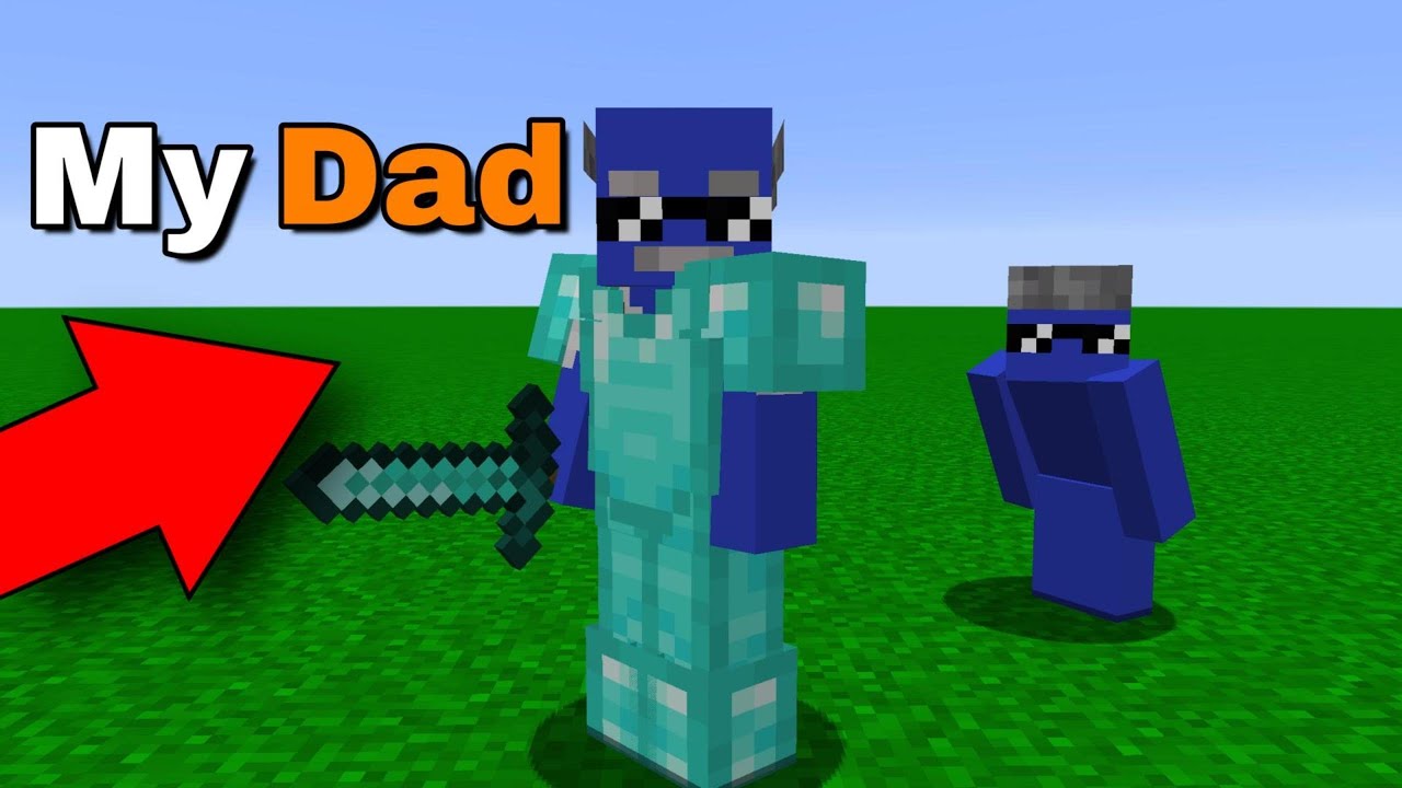 Teaching my dad Minecraft PvP - YouTube