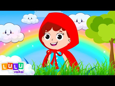 Pasaka Raudonkepuraitė 👧🏼  LuLu Vaikai Lietuviškos Dainelės ir Pasakos 🌈