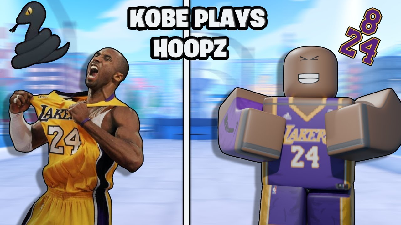 Playing As Kobe Bryant In Hoopz! | ROBLOX BASKETBALL| - YouTube