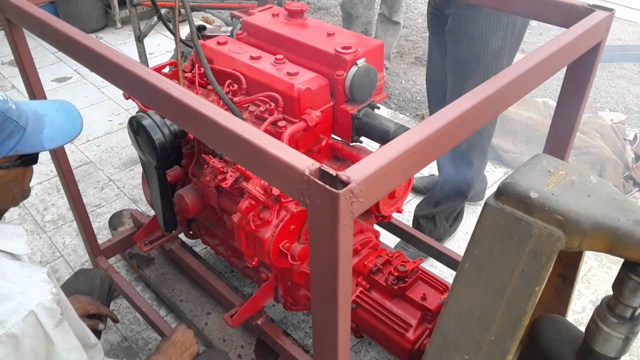 Bukh dv 36 test run - YouTube
