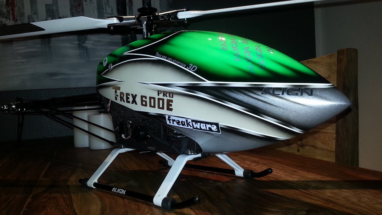 T REX 550E DFC mit Bavarian Demon 3SX früher Heli Comand HC3 SX , Captron, Erstflug - YouTube