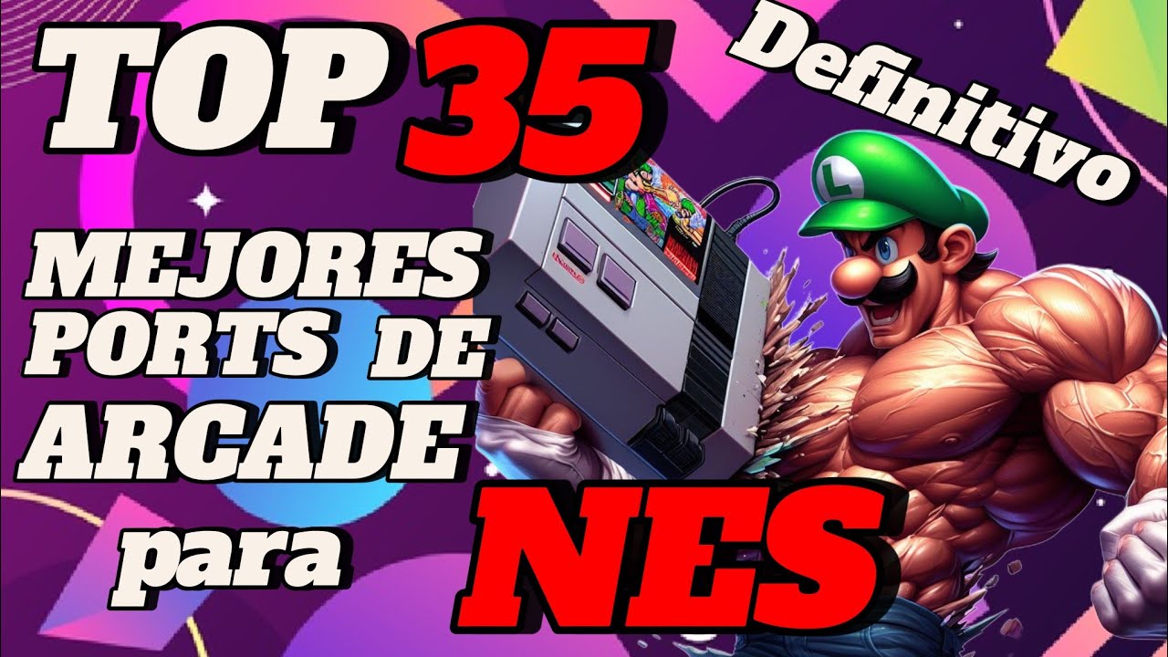 TOP 35 MEJORES PORTS DE ARCADE PARA NES (DEFINITIVO) - YouTube