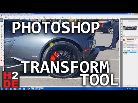 Photoshop Tutorial - Transform Tool How To Adobe Basics - YouTube