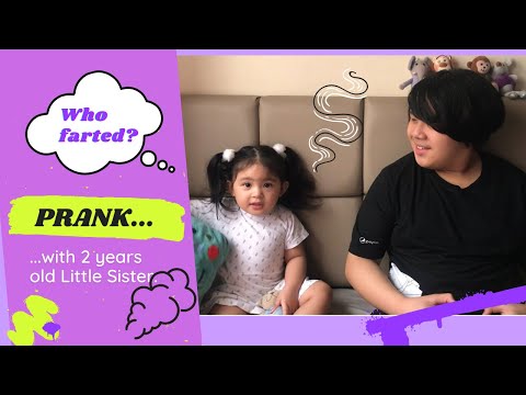 Try Not To Smile BLAMING Little Sister [Fart Prank] #prank #siblings #4k
