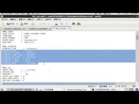 FVCOM Lesson 4: Esturay case - YouTube