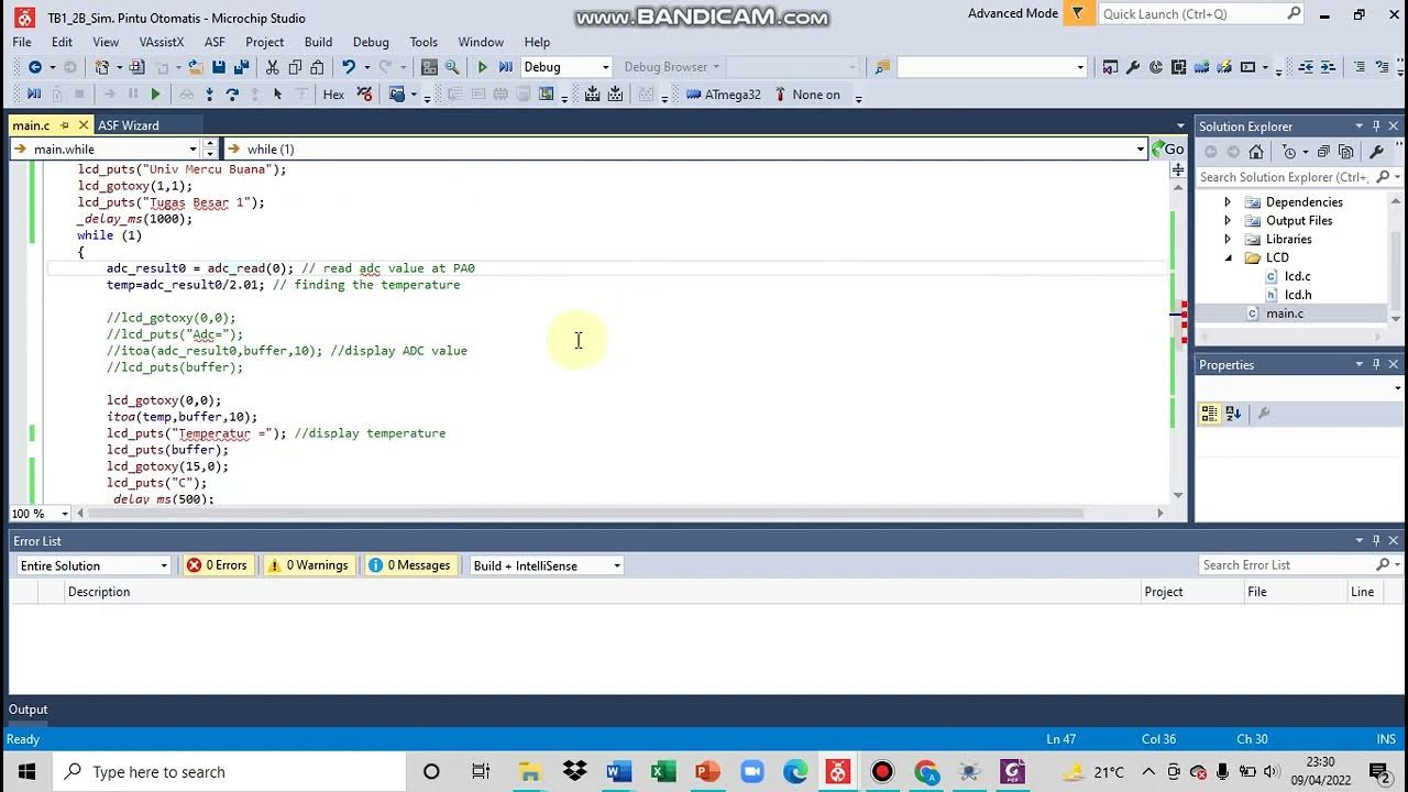TB1 - Simulasi Pintu Otomatis Menggunakan Microchip/Atmel 7 Studio dengan ATMega 16/32 dan ...