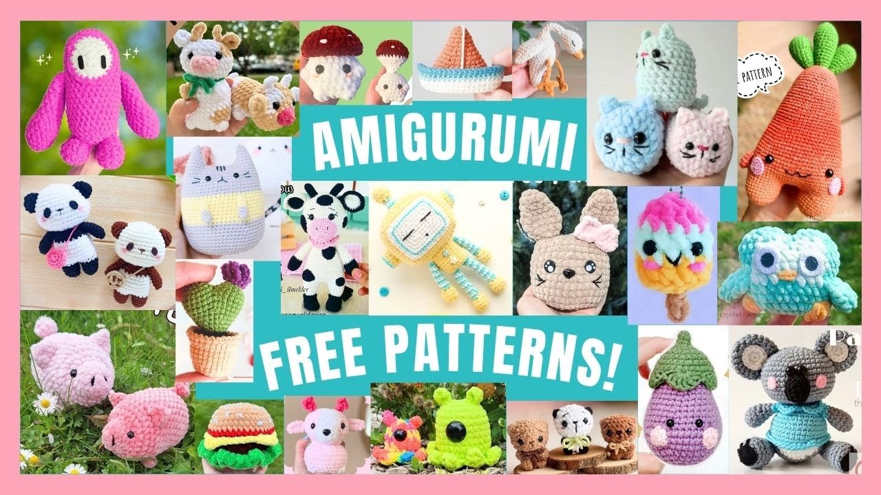 60 FREE Crochet Amigurumi Patterns 🧸💕Beginner Friendly, Market Ideas ...