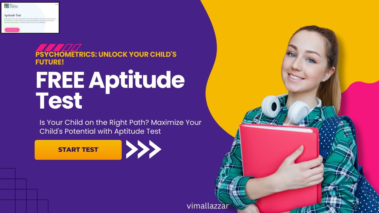 Unlock Your Child's Future! Is Your Child on the Right Path? Aptitude ...