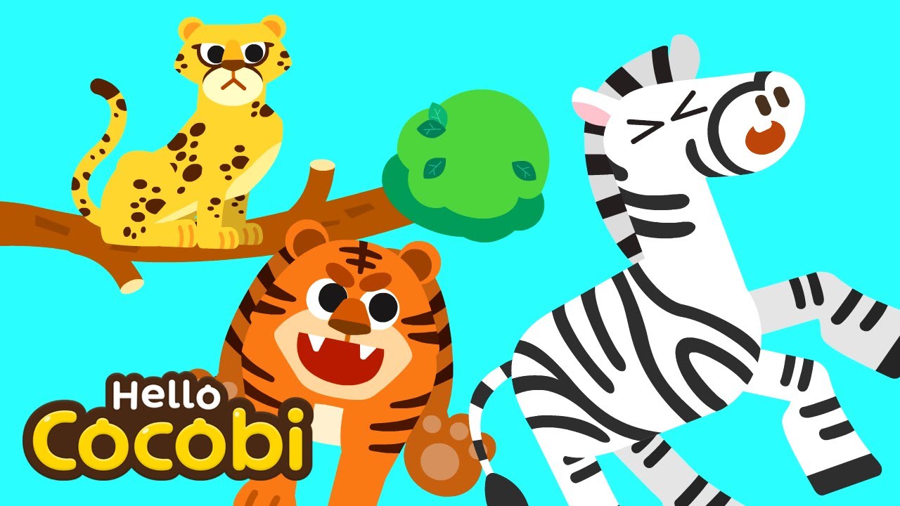 Animals with Spots and Stripes | Animal Song for Kids | Nursery Rhymes ...