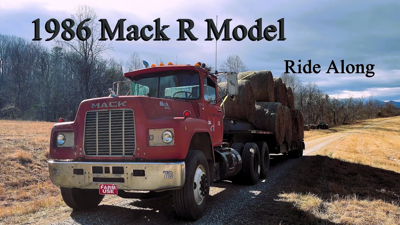 Red R Model Mack Back Hauling - YouTube