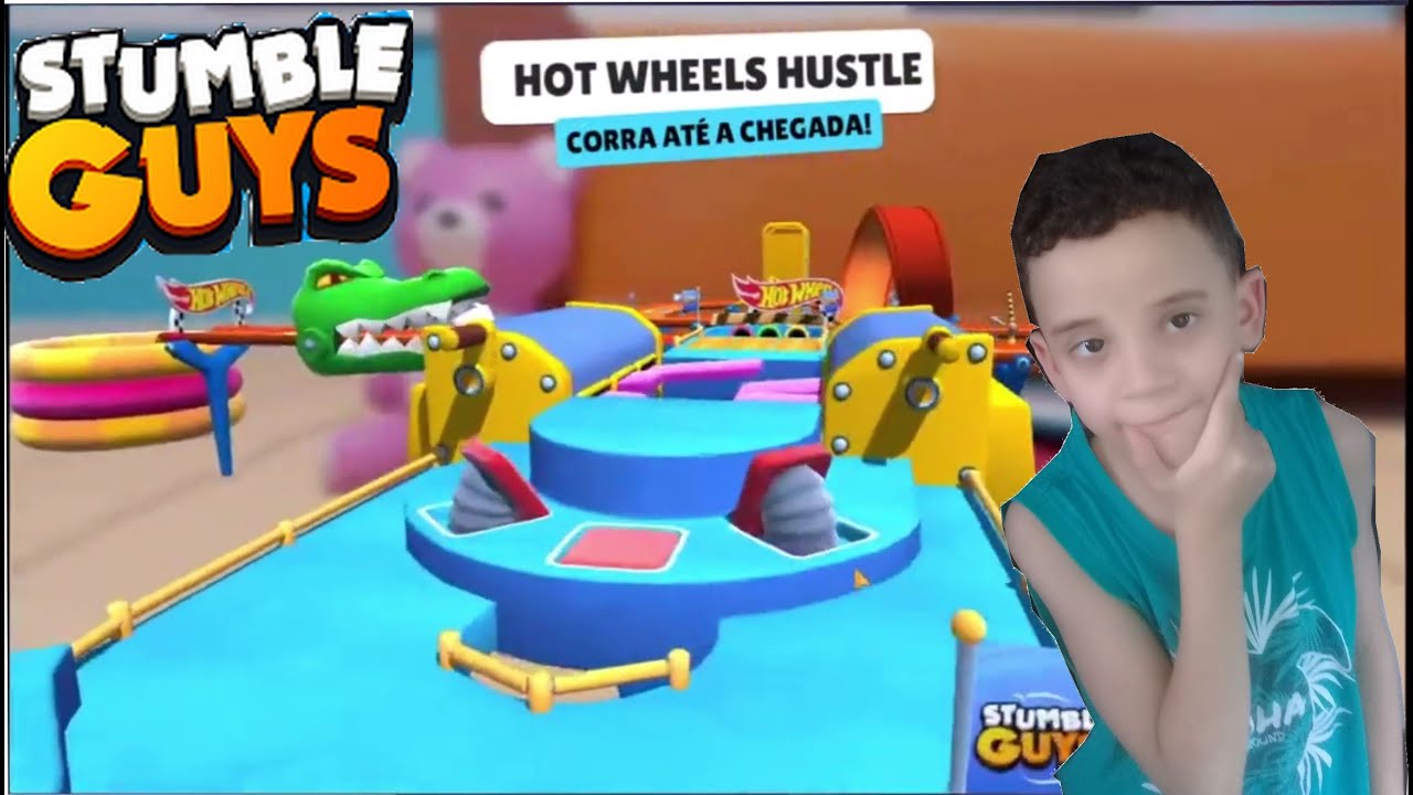 STUMBLE GUYS VERSÃO BETA NOVO MAPA HOT WHEELS HUSTLE - YouTube