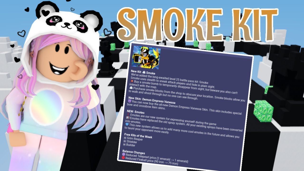 Roblox Bedwars New Update! Smoke Kit + 2x XP! - YouTube