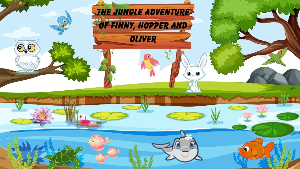 The Jungle adventure of finny, hopper, and oliver | Fun & educational ...