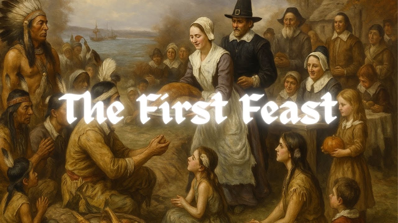 The First Feast (1621) – A Thanksgiving Folk Hymn of Two Worlds United ...