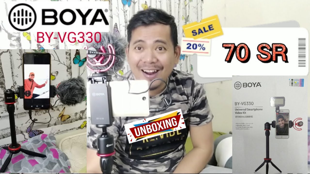 BOYA BY-VG330 VLOGER KIT BEST FOR YOUTUBER / UNBOXING Universal ...