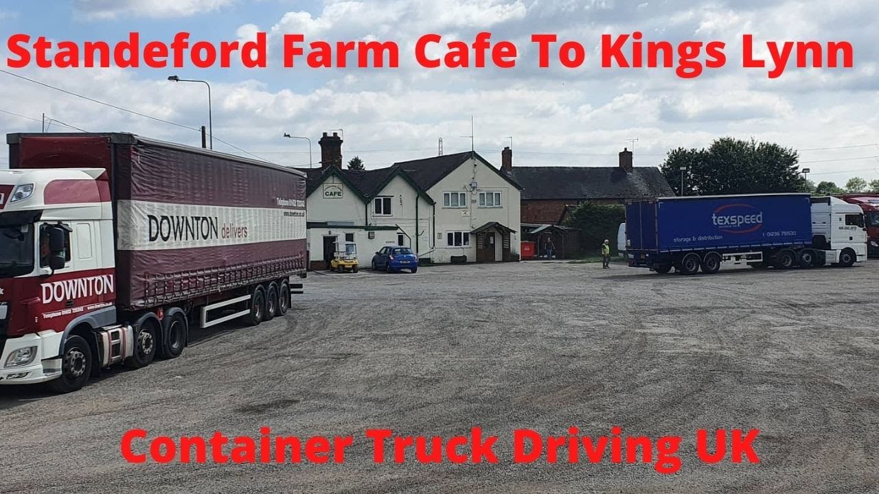 Standeford Farm Café To Kings Lynn - HGV Truck Driving UK - YouTube