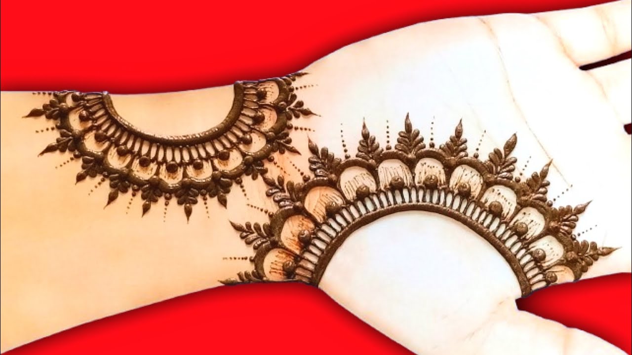 Front hand mehndi design simple/mehadikedijayan/mahider design/cone ...