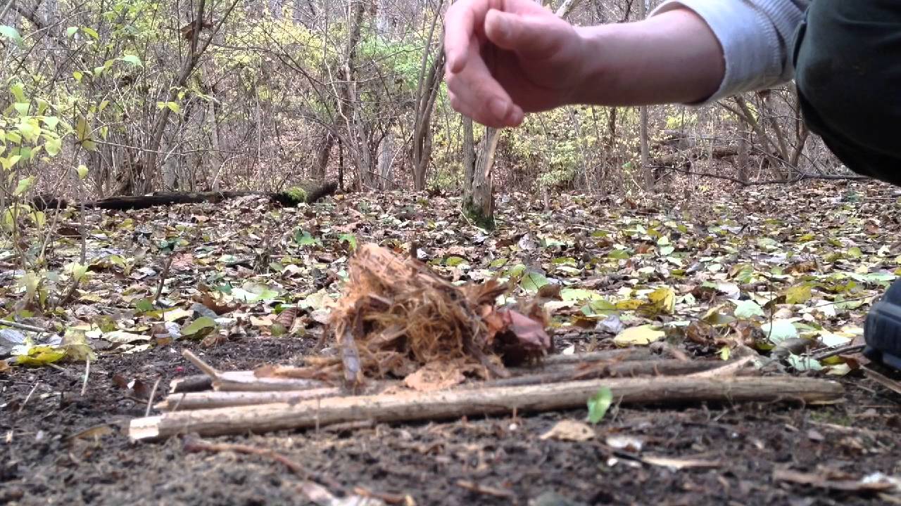Tinder Mixer Tests: Cedar Inner Bark,River Birch and Pine Pitch - YouTube