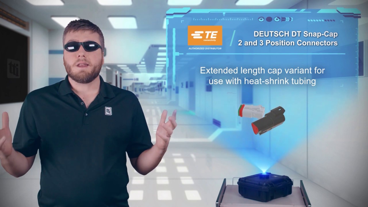 TE Connectivity DEUTSCH DT Series Snap Cap Connectors - Tech Specs ...