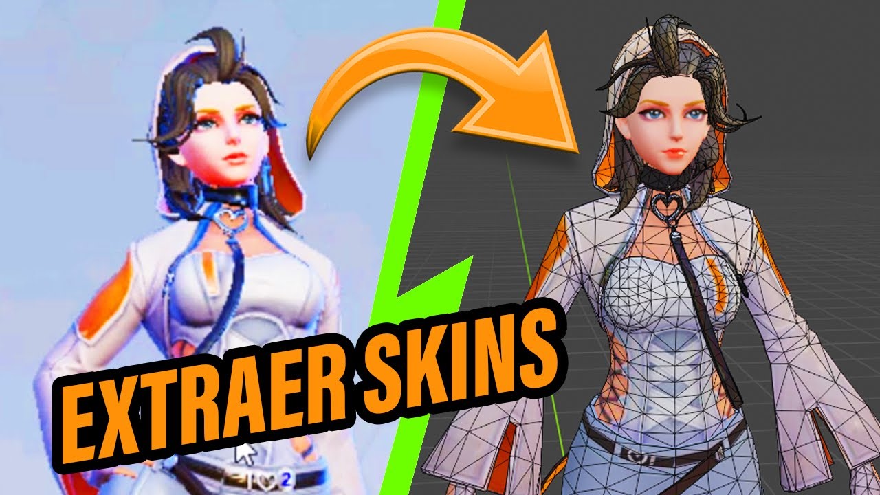 EXTRAER SKINS 3D DE CREATIVE DESTRUCTION - YouTube