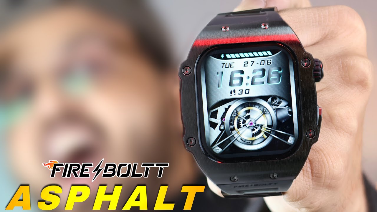 Fire Boltt Asphalt - Unboxing & Review || New Unique Design Smartwatch ...