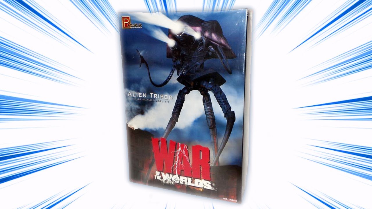 painting and Assembling: War of the worlds (2005) tripod model kit ...