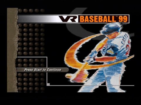 [Ps1] Introduction du jeu "VR Baseball '99" de l'editeur Interplay ...