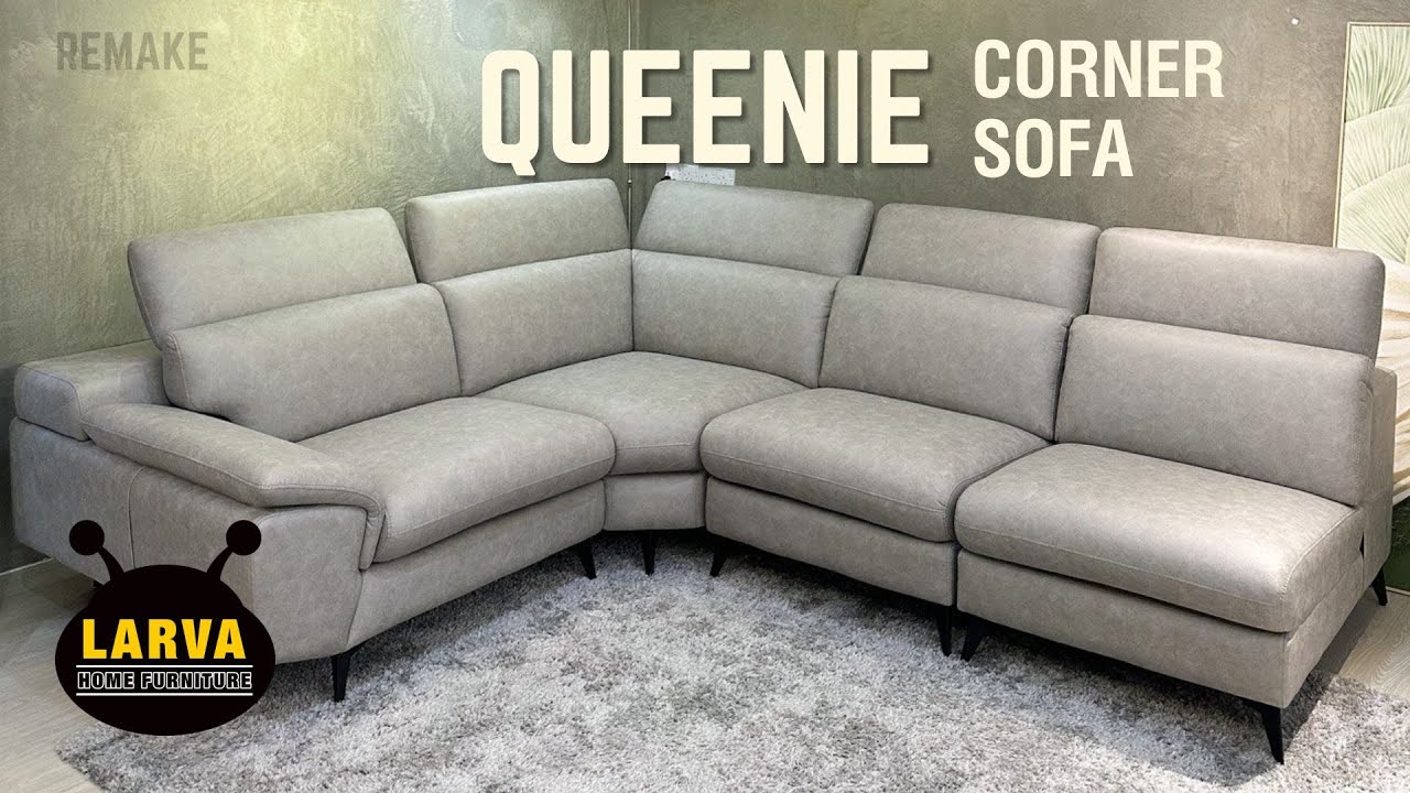 Queenie Corner Sofa | Larva Home Furniture - YouTube