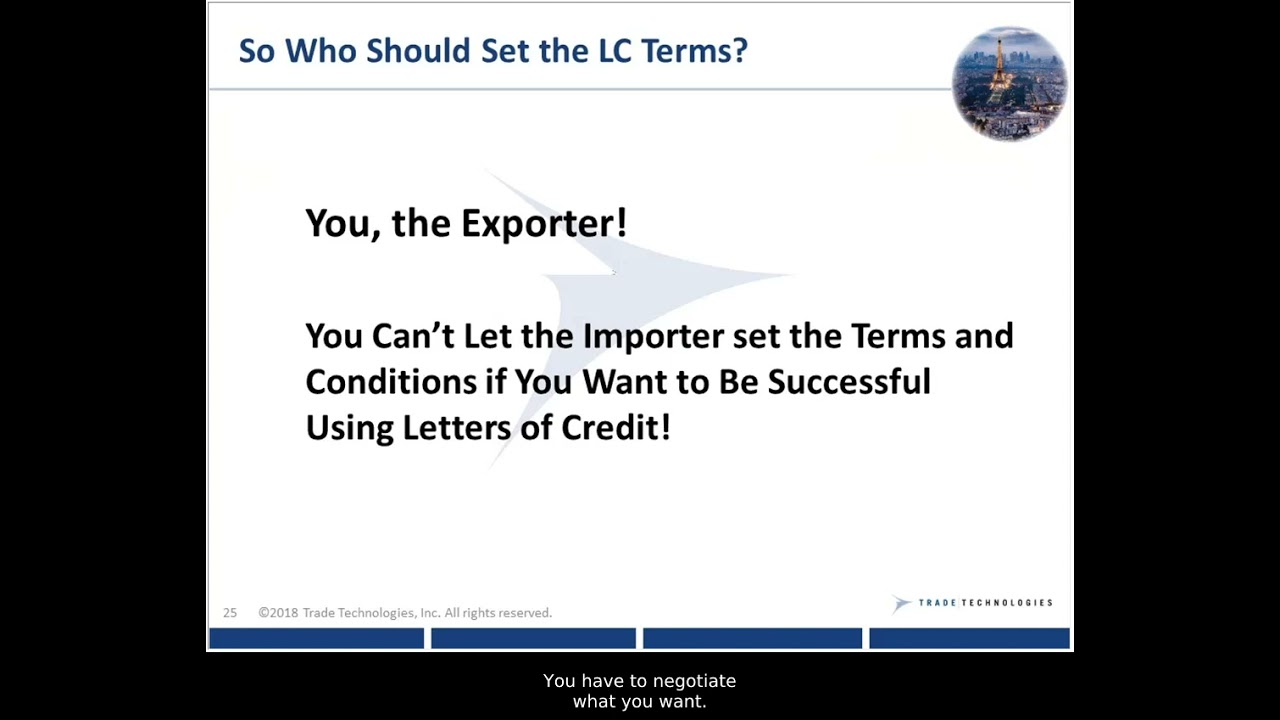 Letters of credit how does letter of credit work - YouTube