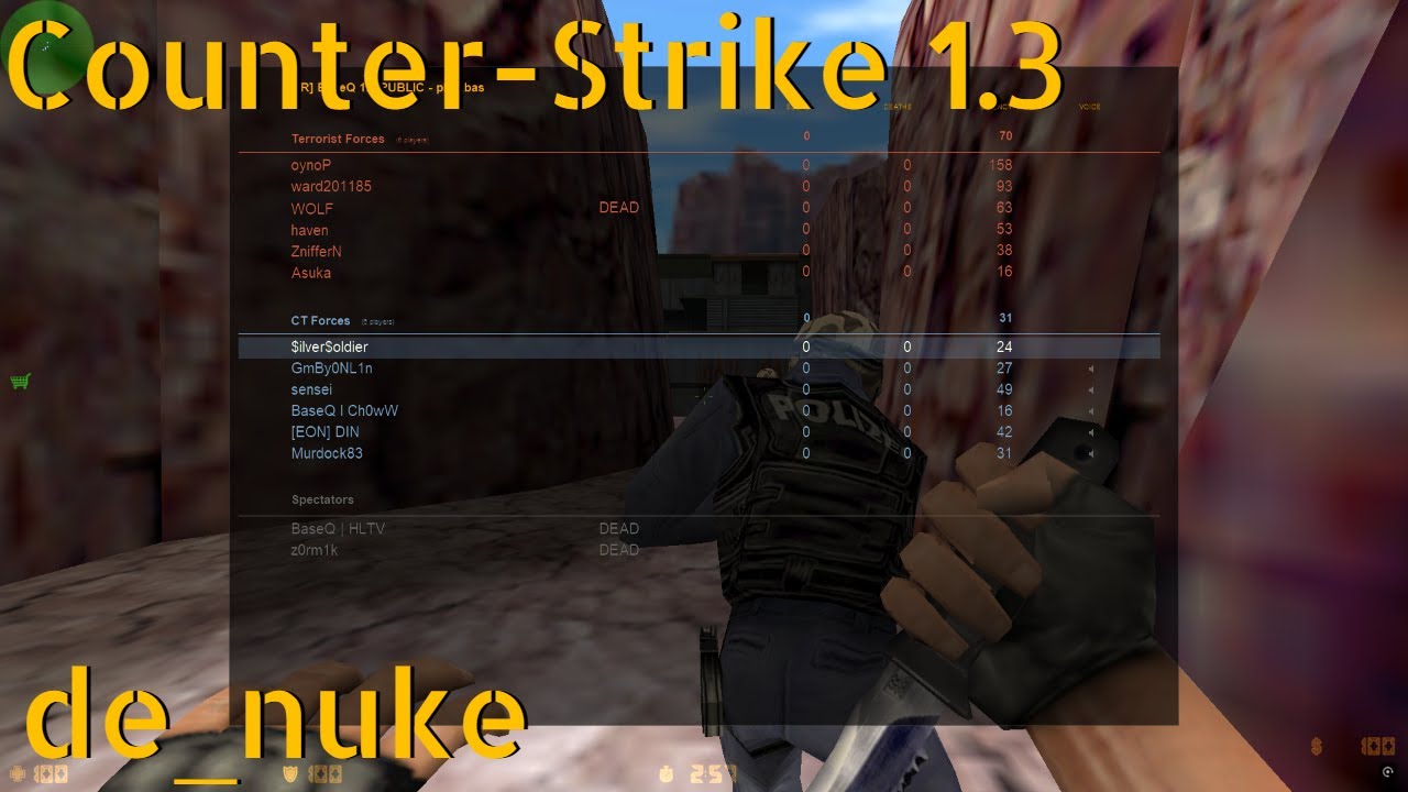 Counter-Strike 1.3 de_nuke online gameplay - March 2024 - YouTube