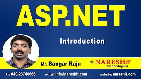 ASP.NET Tutorials | Mr.Bangar Raju - YouTube