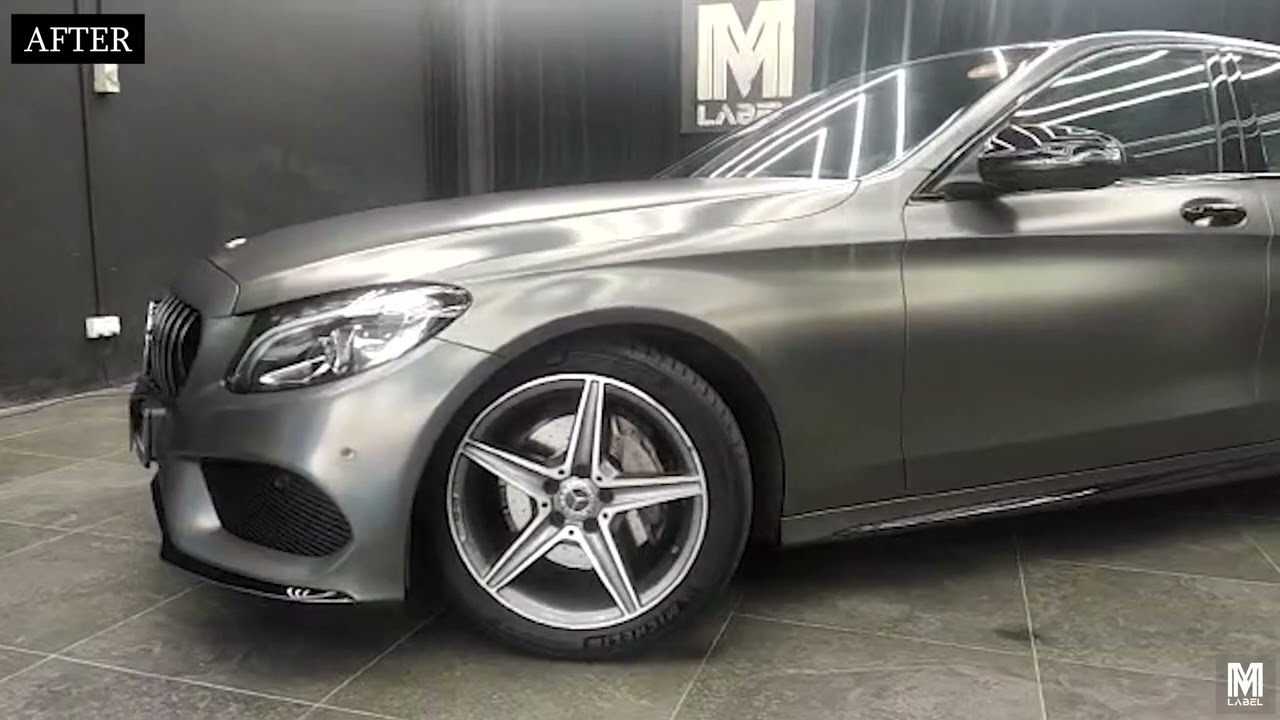 𝗠𝗲𝗿𝗰𝗲𝗱𝗲𝘀 𝗕𝗲𝗻𝘇 𝗖𝟮𝟬𝟬 𝗙𝘂𝗹𝗹 𝗕𝗼𝗱𝘆 𝗩𝗶𝗻𝘆𝗹 𝗪𝗿𝗮𝗽 - 𝗦𝗮𝘁𝗶𝗻 𝗛𝗼𝗹𝗼𝗴𝗿𝗮𝗽𝗵𝗶𝗰 𝗚𝗿𝗲𝘆 🌈🔳 ...