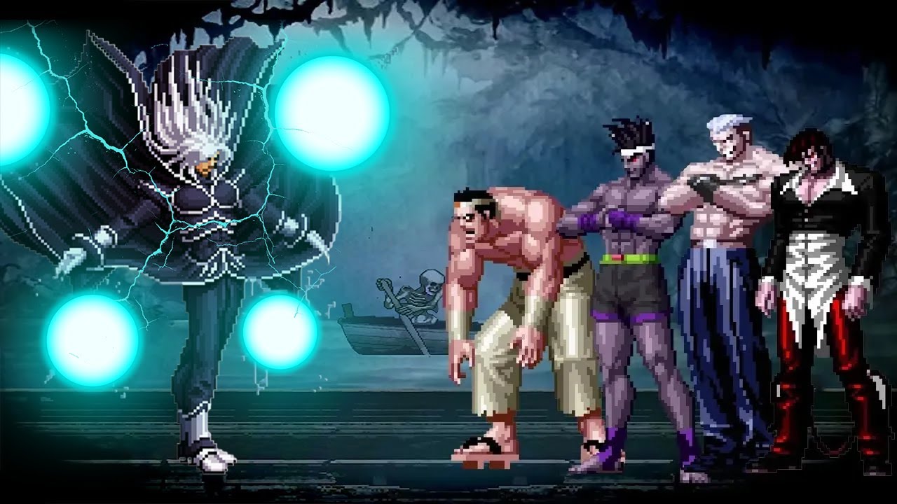 [KOF Mugen] Lord Igniz vs Orochi Soldiers Team - YouTube